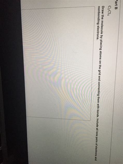 Solved Draw The Molecule By Placing Atoms On The Grid And