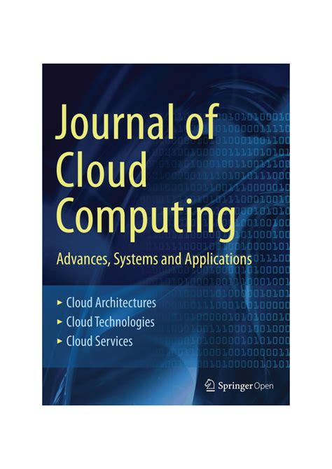 Pdf Journal Of Cloud Computing