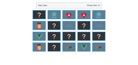 Alaa Ali On Linkedin Memorygame Html Css Javascript