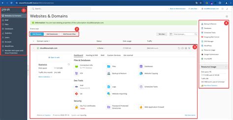 Plesk Guide Helpcenter Cloud86
