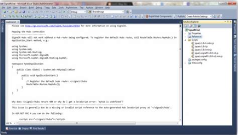 Signalr Simple Chat Application In C