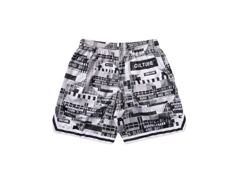 Buy Vac Culture Test Pattern Monotone Club Shorts Sasom