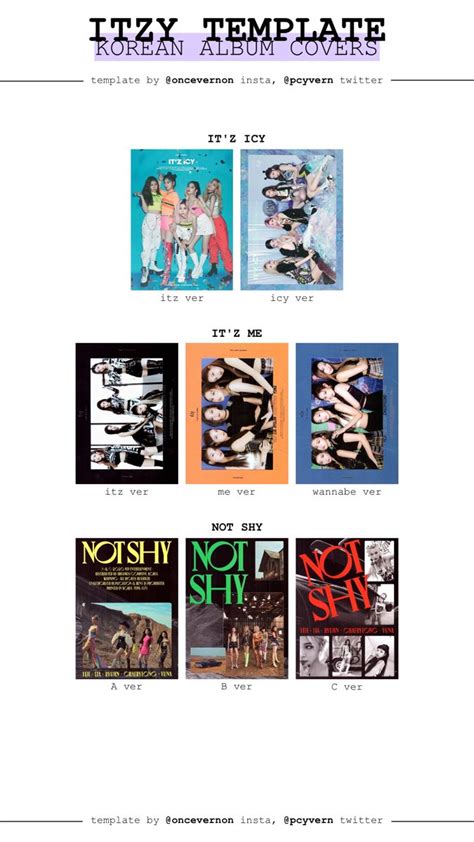 Itzy Korean Album Covers Fond Ecran