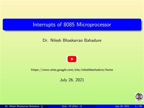 Interrupts Of Microprocessor 8085 Pdf