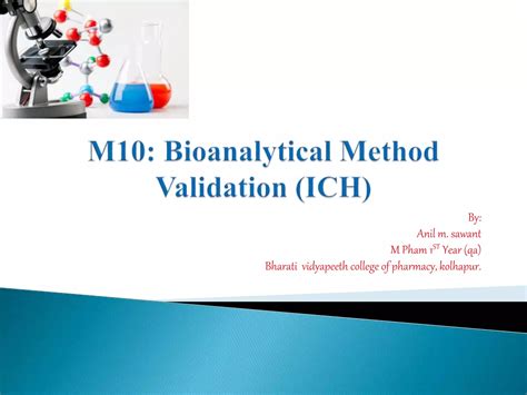 M10 Bioanalytical Method Validation Pptx