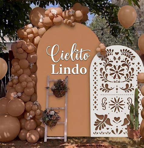 Cielito Lindo Arch Backdrop Svg Mexican Talavera Png Wedding Arch Etsy