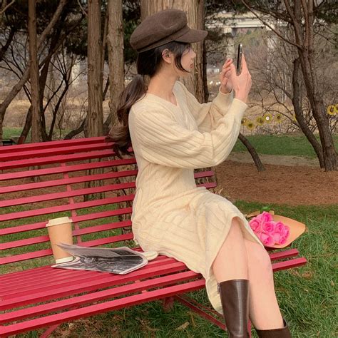 아뜨랑스 🔥아뜨데이 앵콜할인🔥 🚚당일발송 1000장 돌파 허리끈슬림핏 앨리 니트 롱 원피스 롱스커트 겨울하객룩 니트원피스 데이트룩데일리룩나들이룩마실룩출근룩