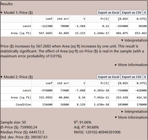 Regression Online Linear Regression Analysis Calculator