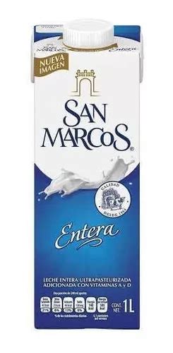 Leche Entera San Marcos 12piezas 1l Envío Gratis