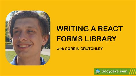I Wrote A New React Forms Library Heres Why Tracy Developer Meetup