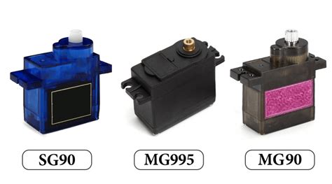types of servo motor arduino design talk
