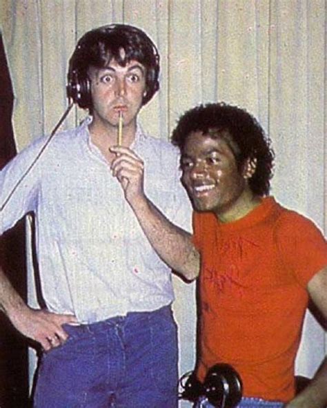 Paul Mccartney And Michael Jackson 1982 R Beatles