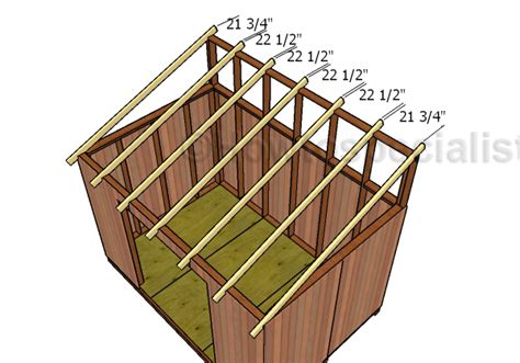 How To Put Rafters On A Lean To Roof