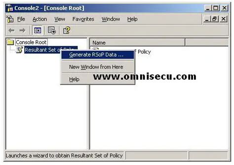 The Resultant Set Of Policy RSoP