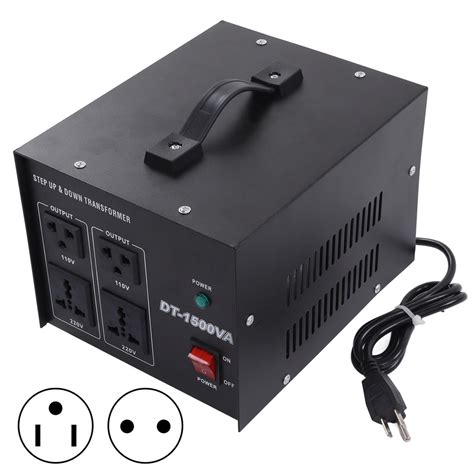 Step Up Buck Transformer 1500w ตัวแปลงแรงดันไฟสำหรับงานหนัก 110v‑220v