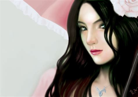 Брюнетка с зелеными глазами арт фото и картинки Abrakadabra Fun