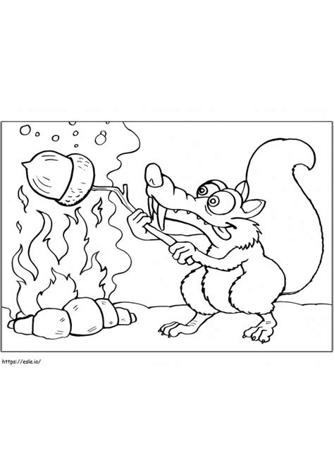 Dibujos Para Colorear De Ice Age Colorear Fácilmente Y Pasar Un Buen Rato Con Dibujos De