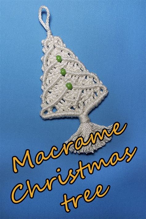 МАКРАМЕ ЁЛОЧКА christmas tree macrame tutorial