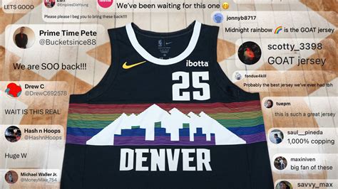 The Rainbow Is Back Denver Nuggets 2025 26 City Jersey Unveiled Basketball Jersey Archive