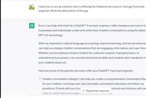 Be Your Chat Gpt 4 Prompt Engineer By Nimra00 Fiverr