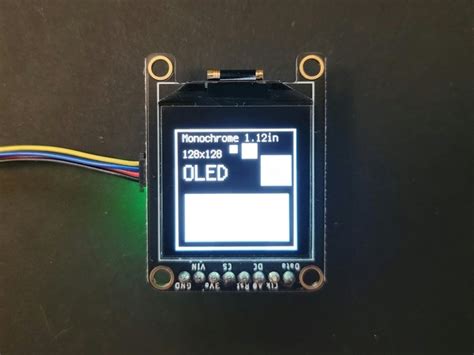 Circuitpython Adafruit Monochrome 112 128x128 Oled Graphic Display Adafruit Learning System