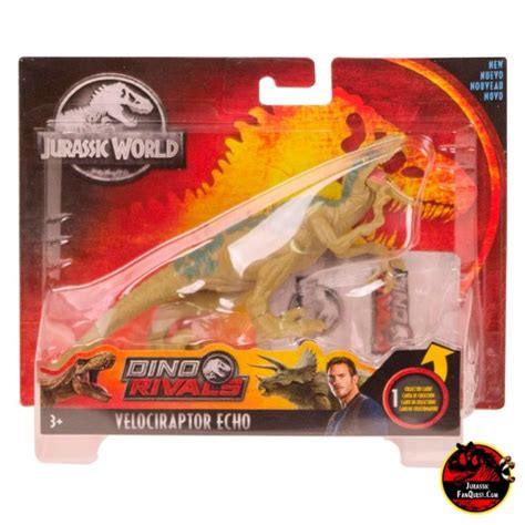 Jurassic World Dino Rivals Attack Pack Velociraptor Echo Mattel