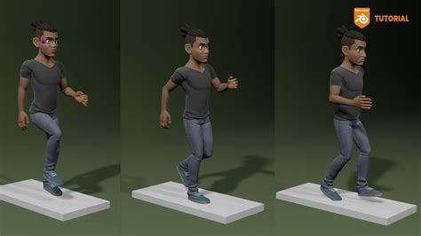How To Animate A Basic 3d Character Walk Cycle For Games In Blender 34