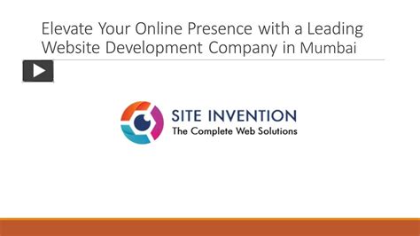 Ppt Web Development Company Situated At Mumbai Powerpoint