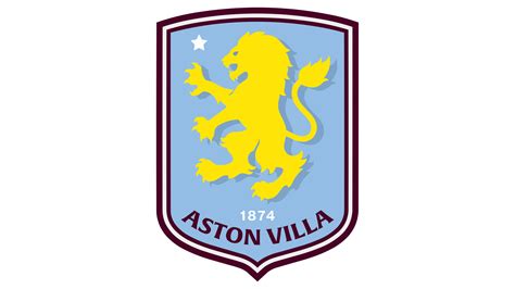 Aston Villa Fc Logo Aston Villa Vlag Logo Roodblauw