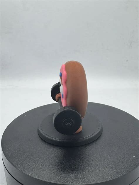 Cute Chibi Donut Working Out By Wisphollow Makerworld Download Free 3d