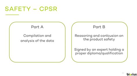 Cpsr Cosmetic Product Safety Report Biorius