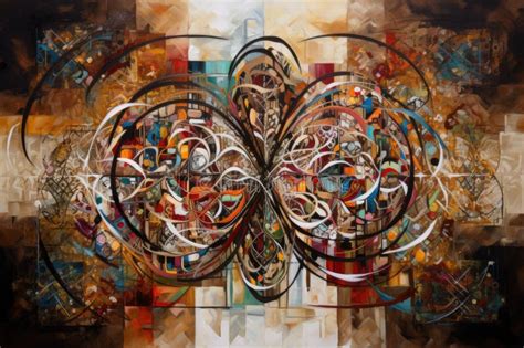 Rotationally Symmetrical Abstract Art Piece Stock Illustration Illustration Of Rotation