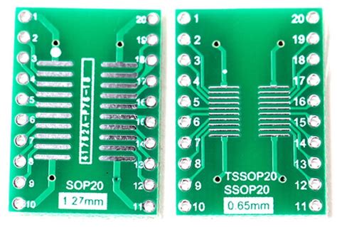 Smd Naar Dip Adapter 20 Pins Sop Rechthoek Domoticx