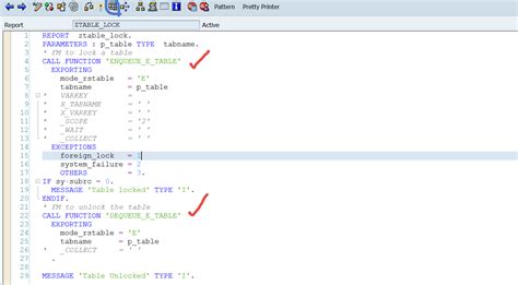 Techsap Locking Db Table In Sap By Standard Function Module