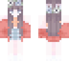 Flower Girl Crown Minecraft Skins