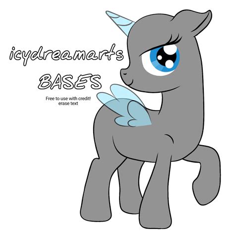 Mlp Base 6 By Icydreamarts On Deviantart