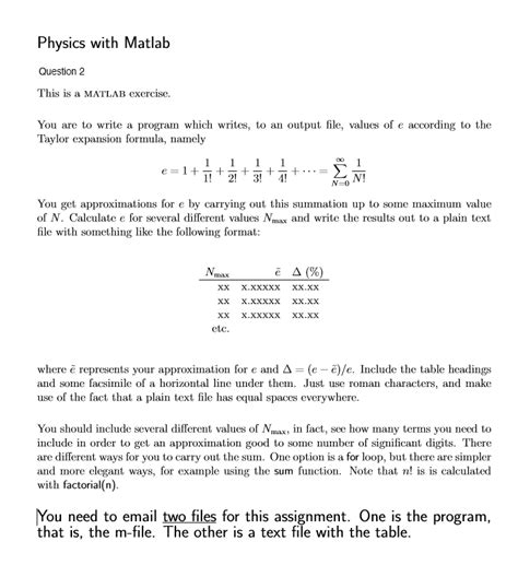 Solved Physics With Matlab Question This Is A MATLAB Chegg