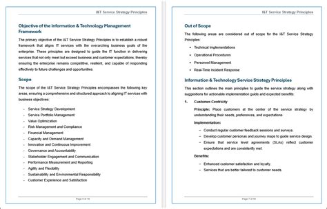 Cobit Apo02 It Service Strategy Principles Template It Governance Docs