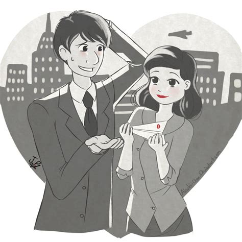 Paperman Meg And George Disney Fan Art Paperman Disney Disney