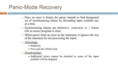 Syntax Analysis In Compiler Design Pptx Programming Languages