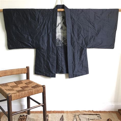 Vintage Japanese Kimono Haori Jacket Etsy