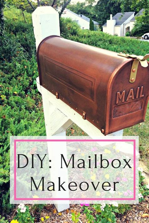 DIY Mailbox Makeover Mailbox Makeover Diy Mailbox Painted Mailboxes