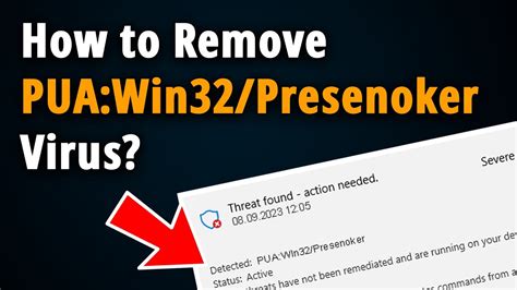 How To Remove PUA Win32 Presenoker Easy Tutorial YouTube