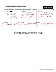 Understanding Rational Functions And End Behavior In Precalculus Course Hero