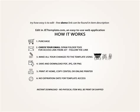 Editable Commitment Certificate Template Elegant Minimalist Etsy