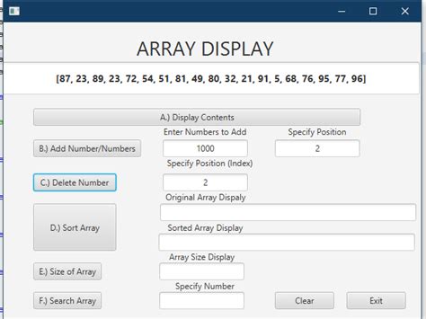 GitHub Mcaffarelli Array Display GUI