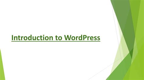 Ppt Wordpress Powerpoint Presentation Free Download Id12246218
