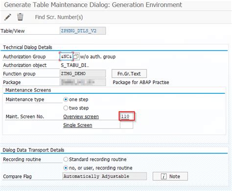 Sap Abap Central Usage Of Module Pool To Customize Fields In Tmg