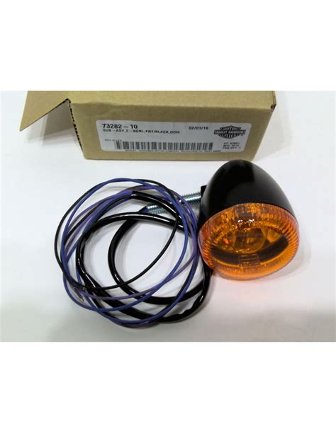 Freccia anteriore Harley davidson Forty Eight a lampadina nera lente ...