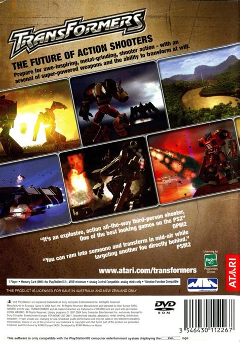 Transformers Cover Or Packaging Material Mobygames